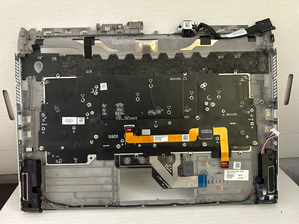 Genuine Dell Alienware M15 R3 R4 Palmrest US Backlit Keyboard Touchpad ...