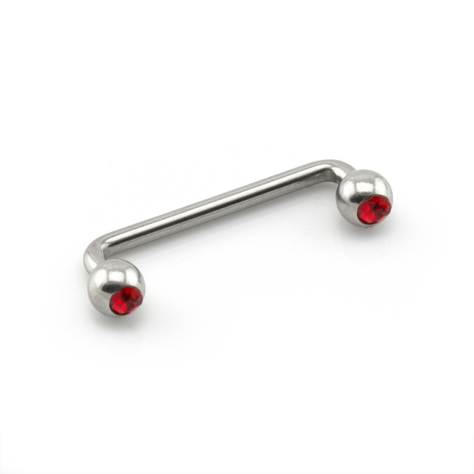 Staple Surface Piercing Barbell Bar 1.2mm(16g) 1.6mm(14g) Surgical ...