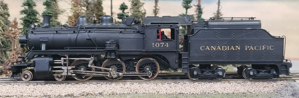 RARE: Toby HO Scale Brass Canadian Pacific (CPR) D-10 4-6-0 Steam ...