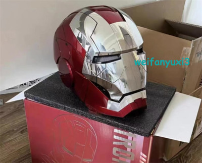 US STOCK！ MK5 Iron Man Helmet Voice Touch Control Wearable Halloween ...