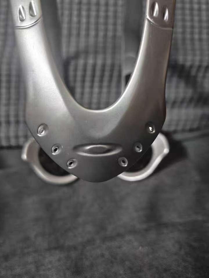 Oakley Over The Top Replica Sunglasses Silver/Orange Pad Included | eBay