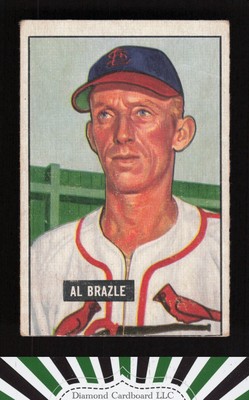 1951 Bowman #157 Al Brazle GD (MISCUT) | eBay