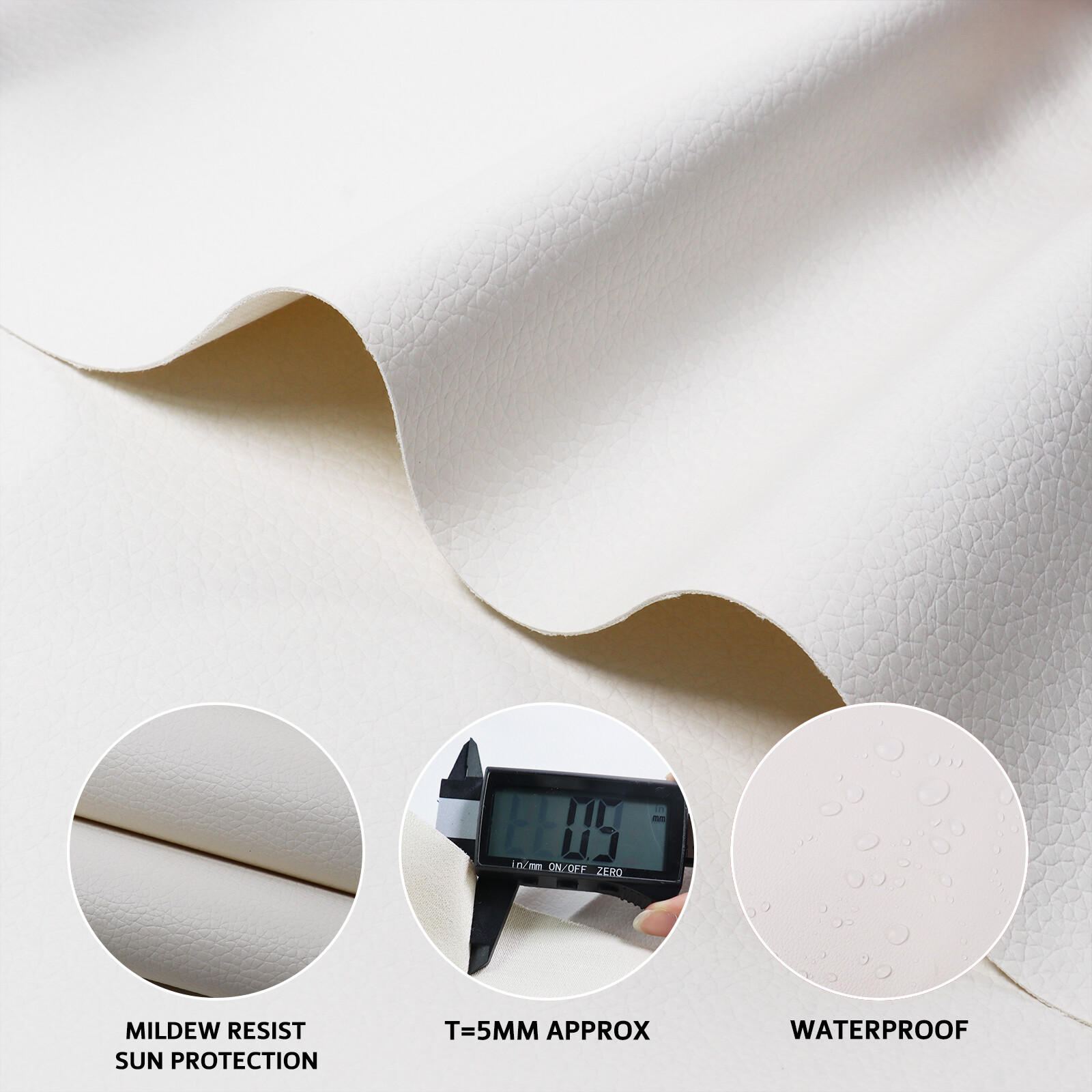 Marine Vinyl Faux Leather Upholstery Fabric Remedy Auto Seat Furniture ...