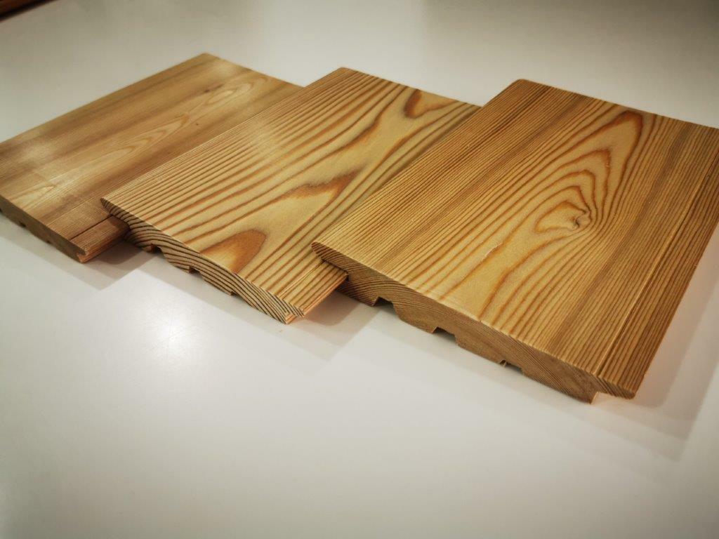 Siberian Larch Cladding SECA Feather Edge 26x146mm Grade AB HIDDEN ...