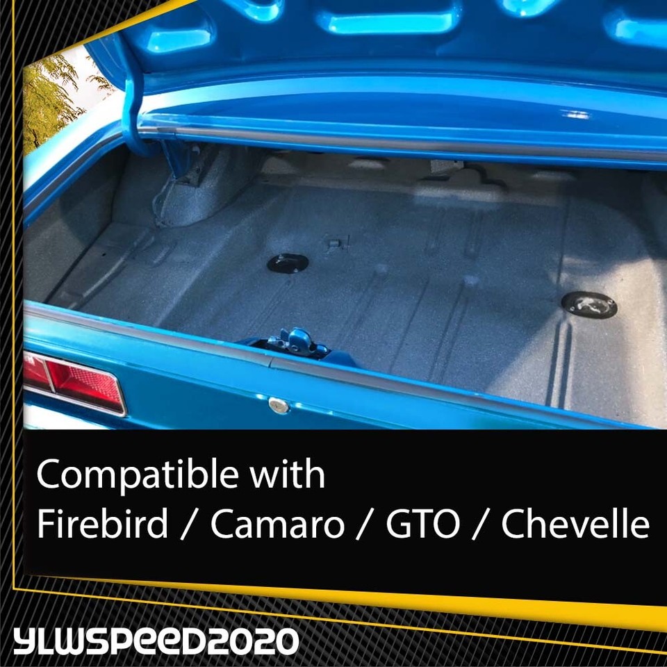 4PCS Metal Trunk Floor Pan Drain Plug Plate Fit For Firebird Camaro GTO ...