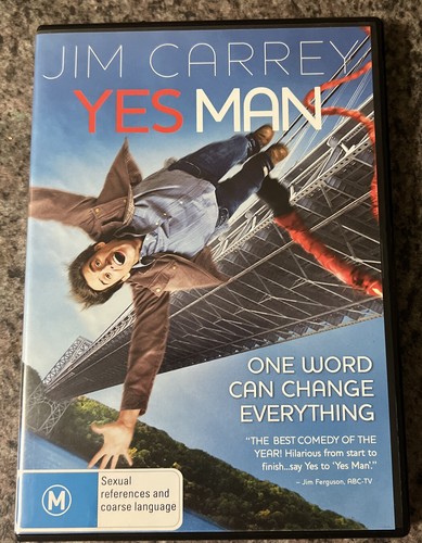 Yes Man (DVD, 2008) Excellent Condition Region 4 Comedy Jim Carrey ...