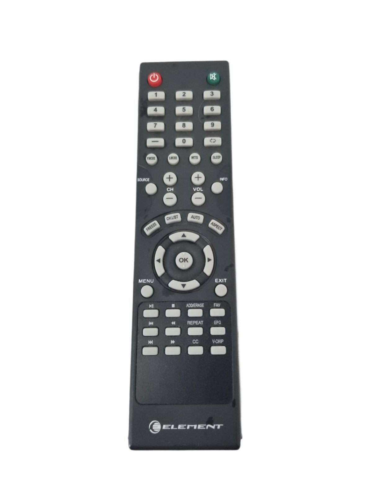 Element Television JX 8066A TV Remote control Black | eBay