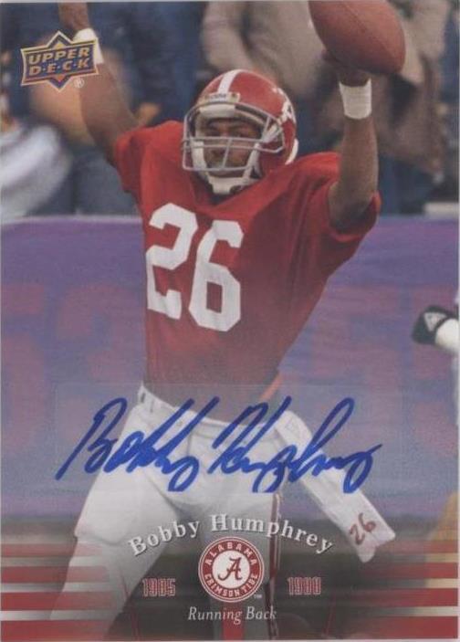 2012 Upper Deck University of Alabama - Bobby Humphrey #49 Autographs ...