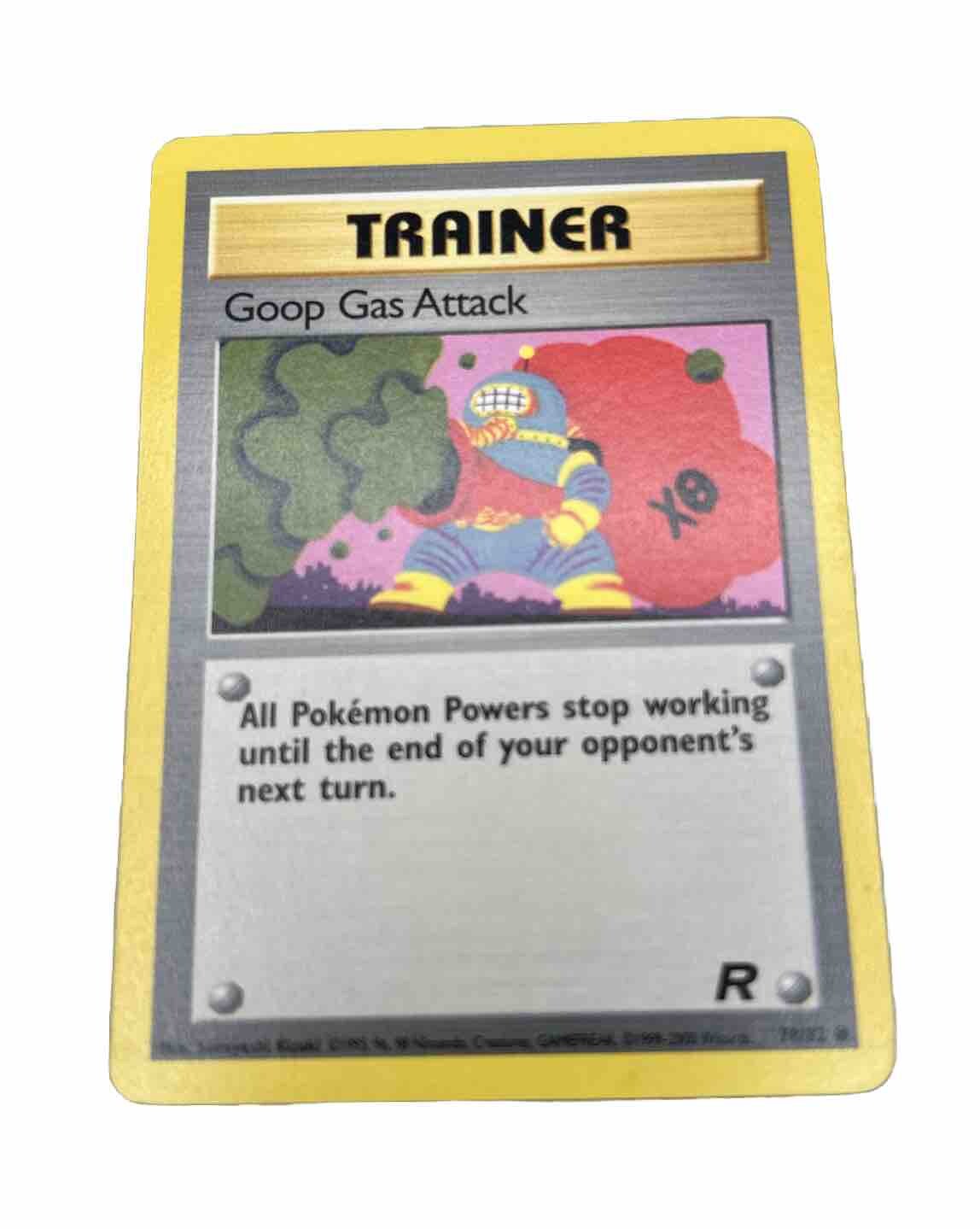 1st Edition Trainer Card Goop Gas Attack Team Rocket Set Pokemon | eBay