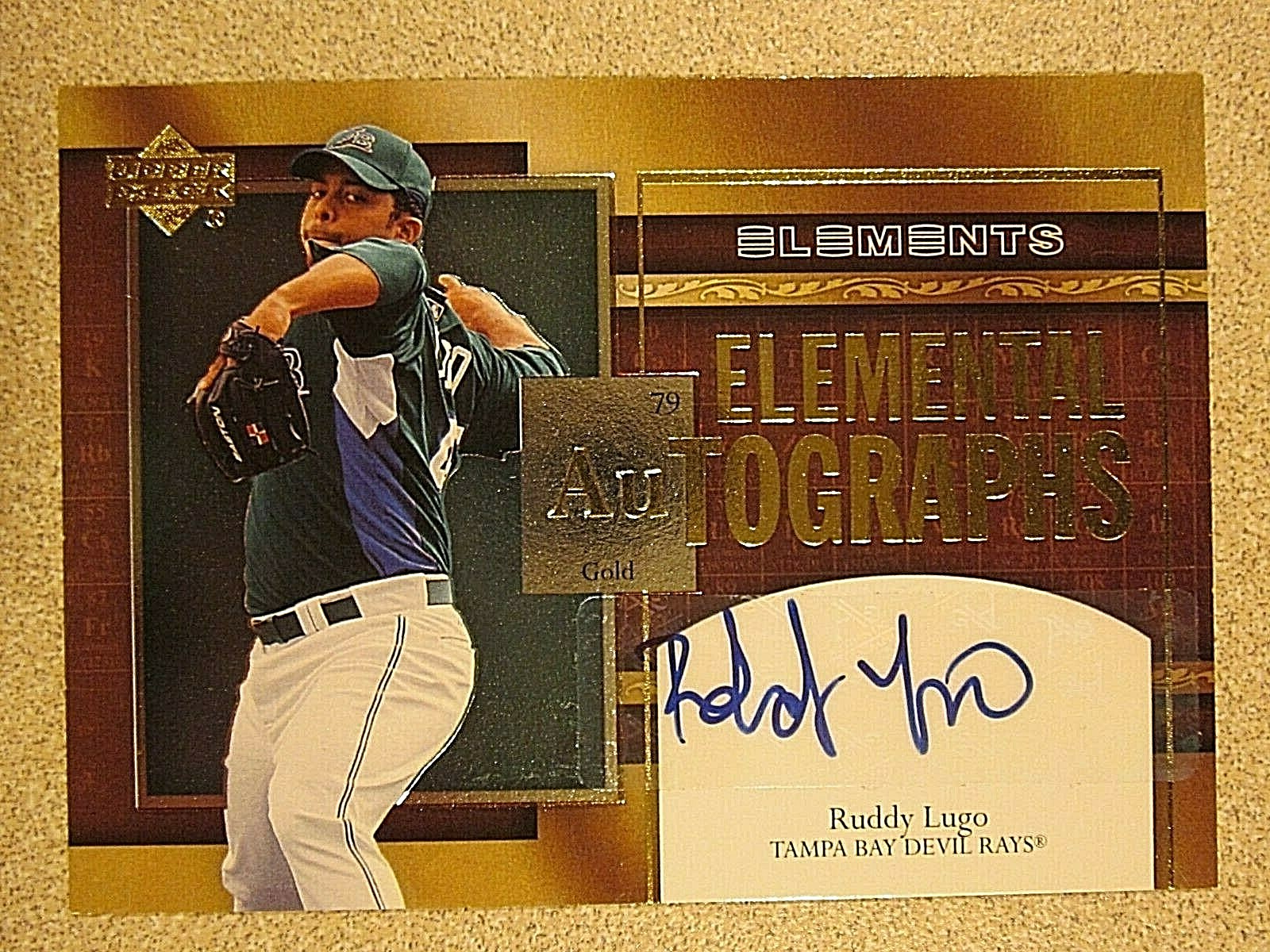 2007 Upper Deck Elements - Elemental Autographs Ruddy Lugo #AU-RL (AU ...