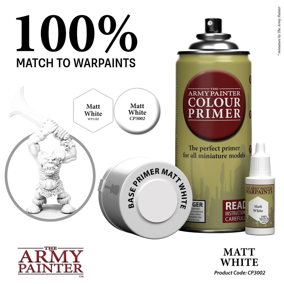 The Army Painter Color Primer Spray Paint - Singles - Matte - Model ...