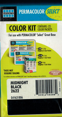 Laticrete PERMACOLOR Select Grout - Color Kits - Midnight Black | eBay