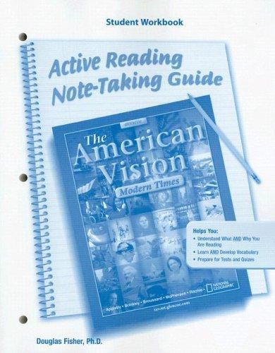 American Vision, Modern Times, Active Reading and Note-Taking Guide ...