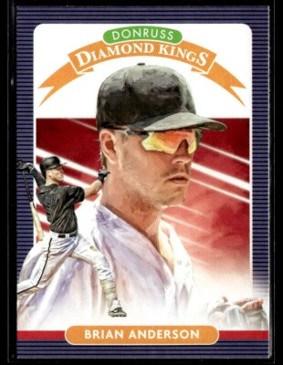 2020 Donruss Diamond Kings #6 Brian Anderson Miami Marlins | eBay