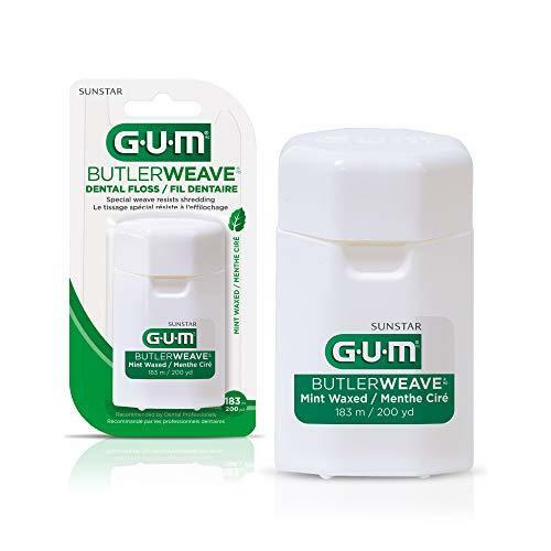 Sunstar Butler Gum Dental Floss Butlerweave MINT Waxed 2 Count for sale ...