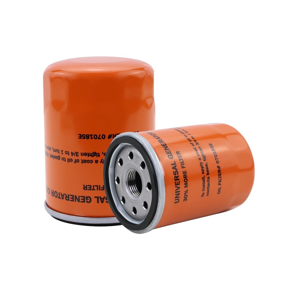 2packs 070185ES generac oil filter,Standard oil filter Fits for use on ...