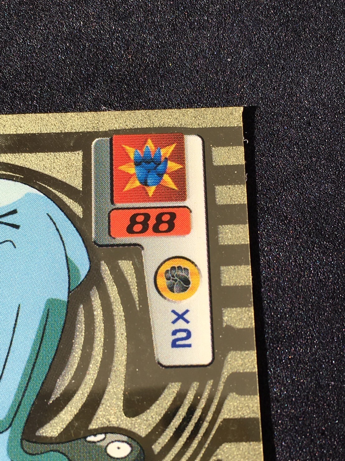 Wobbuffet Super DX Amada Very Rare Pokemon Gold Holo Sticker Seal from ...