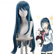 Danganronpa Maizono Sayaka 100cm Blue Black Cosplay Party Wig for sale ...