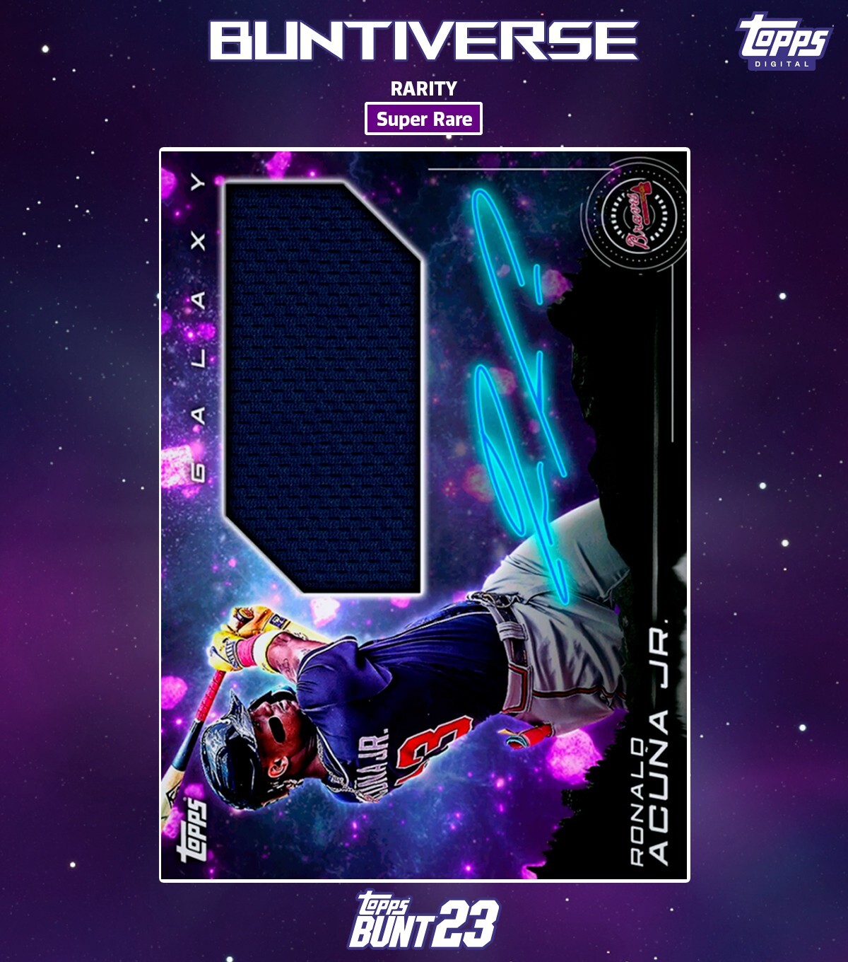 ⭐TOPPS BUNT DIGITAL Galaxy 23 Interstellar Sig Relic SUPER RARE SET (20 ...