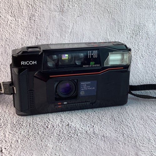 RICHOH FF*90 Point & Shoot 35mm Auto Focus F/2.8 Rikenon Lens*JAPAN ...