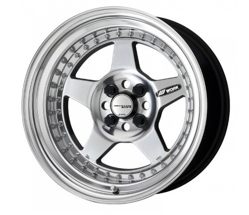 WORK WHEELS MEISTER CR01 Buffing Finished 15x7.0J +7 4x114.3 set of 4 ...