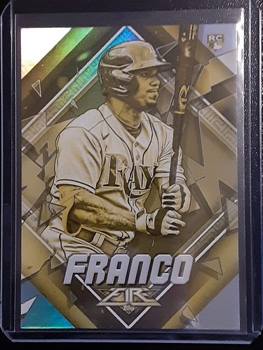 2022 Topps Fire Gold Minted Rookie Card RC #128 - Wander Franco | eBay