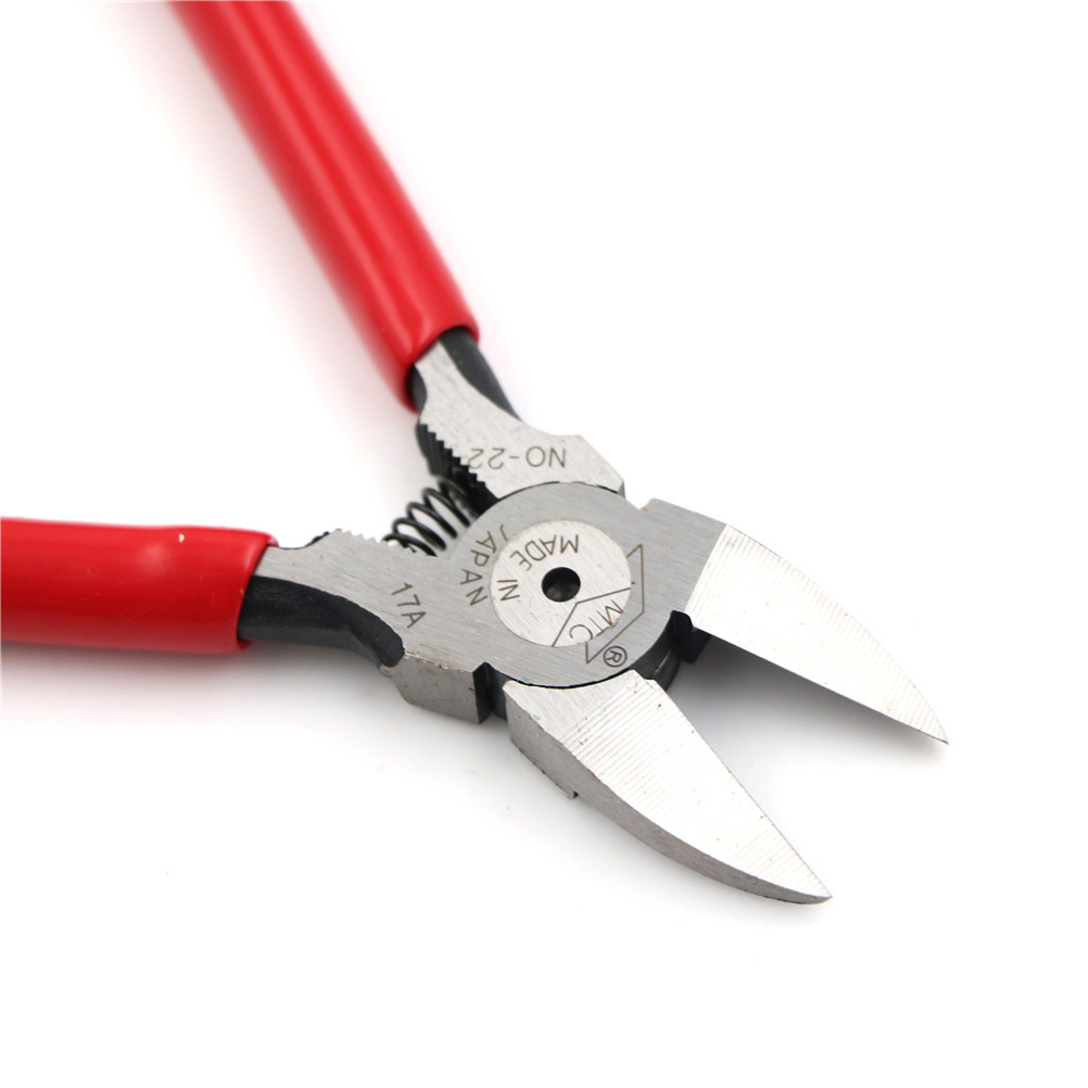 153MM Flat Blade Digonal Cut Copper Wire Plastic Cutter Plier Nipper ...