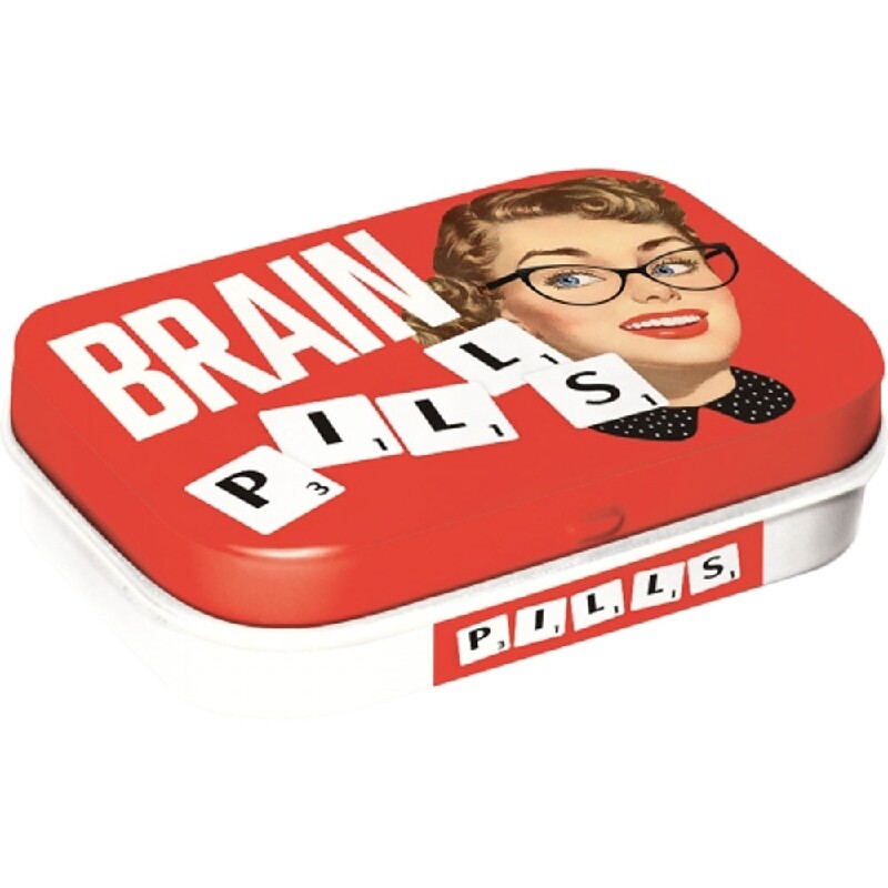 Nostalgic Art Brain Pills Novelty Mint Tin Box With Mints 34g | eBay