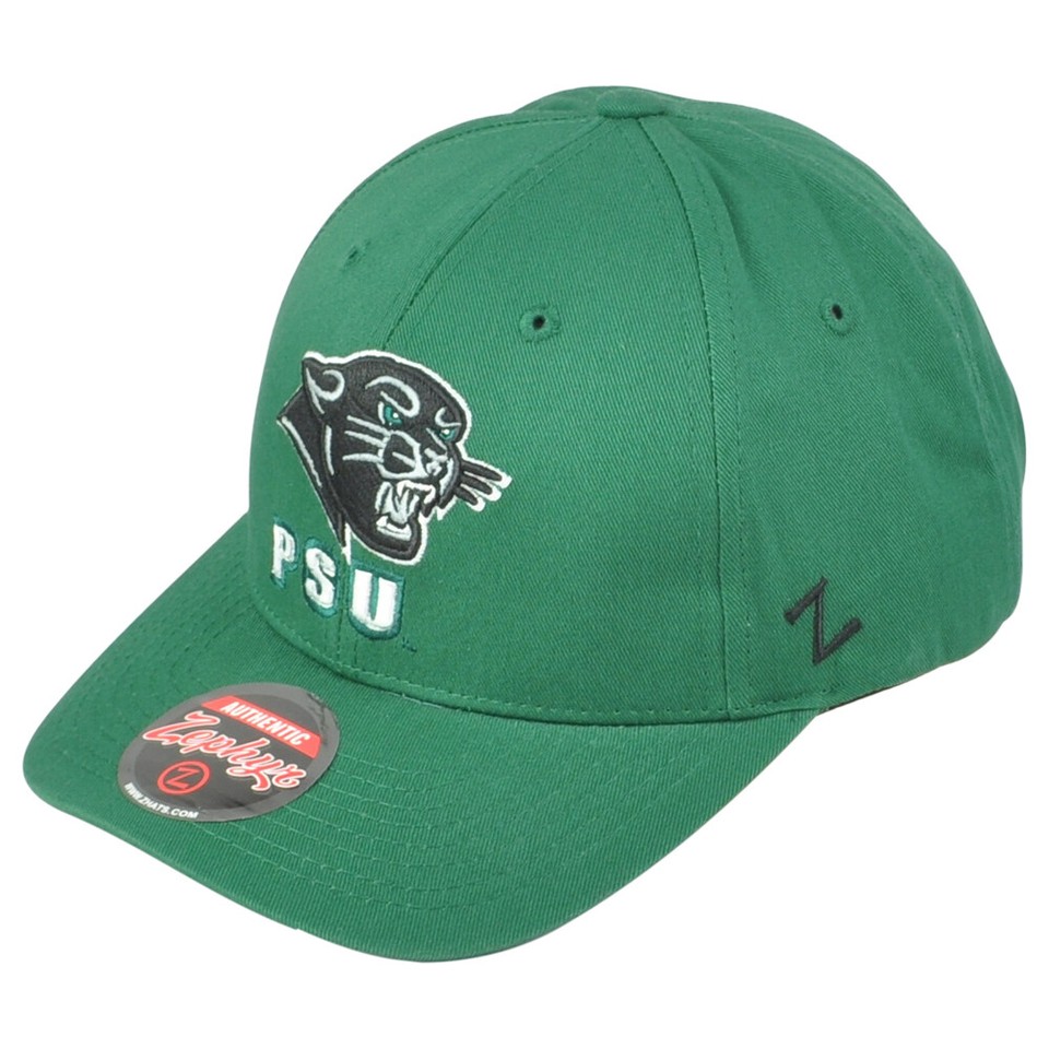 NCAA Zephyr Plymouth State Panthers PSU Green Curved Bill Adjustable ...