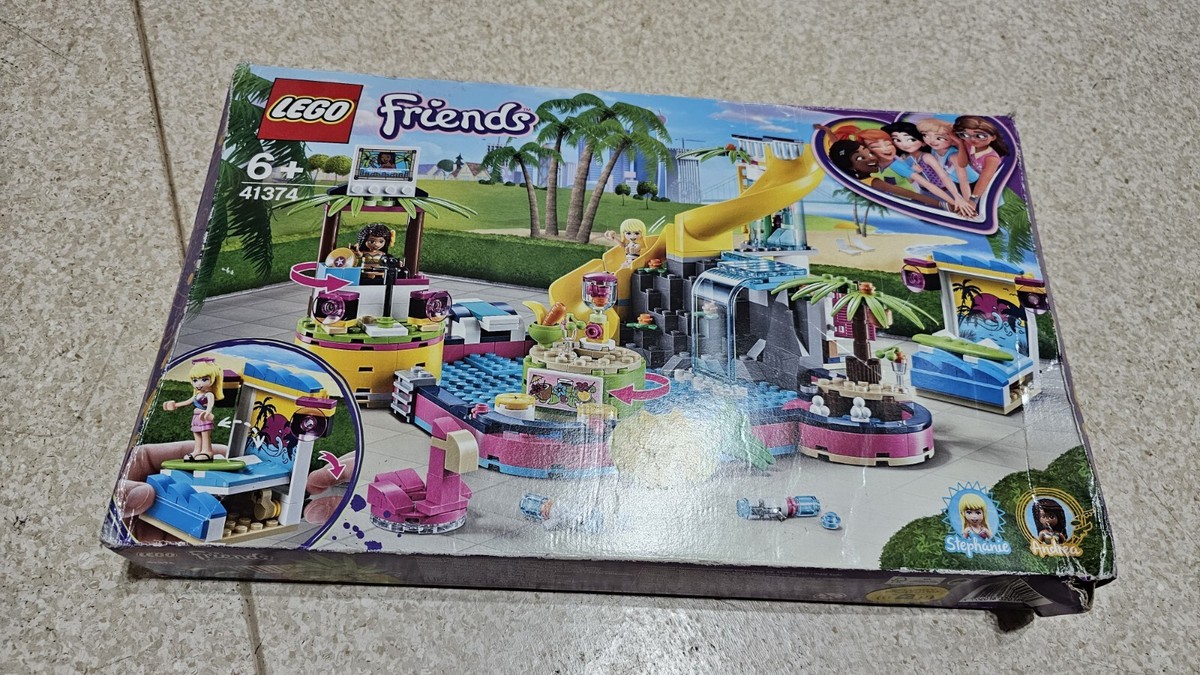 Lego Swimming Pool With Slide LEGO 42630 Heartlake City Water Park