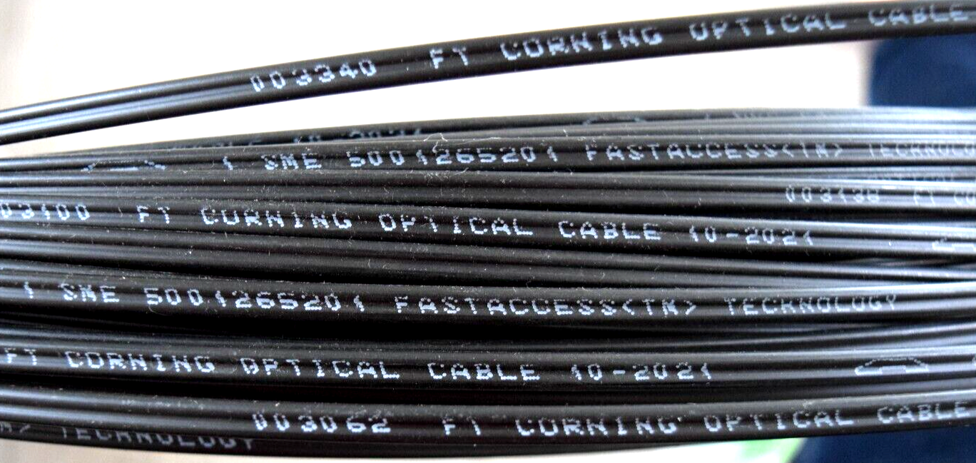 Corning Fiber Optical Cable with Pushlok Optitap Converter Kit ...