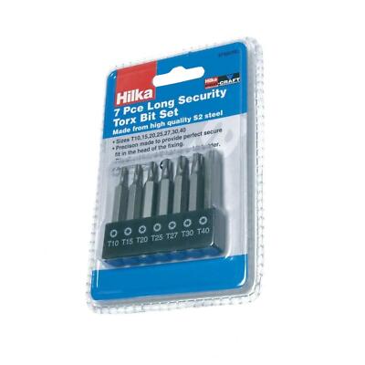 Long Security Torx Bit Set/ Tox Bit Set With Hole. Power 7PCS | eBay
