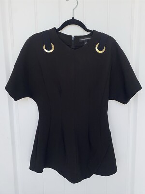 Country Road Top XXS Black Structured Asymmetrical Front. Corporate ...