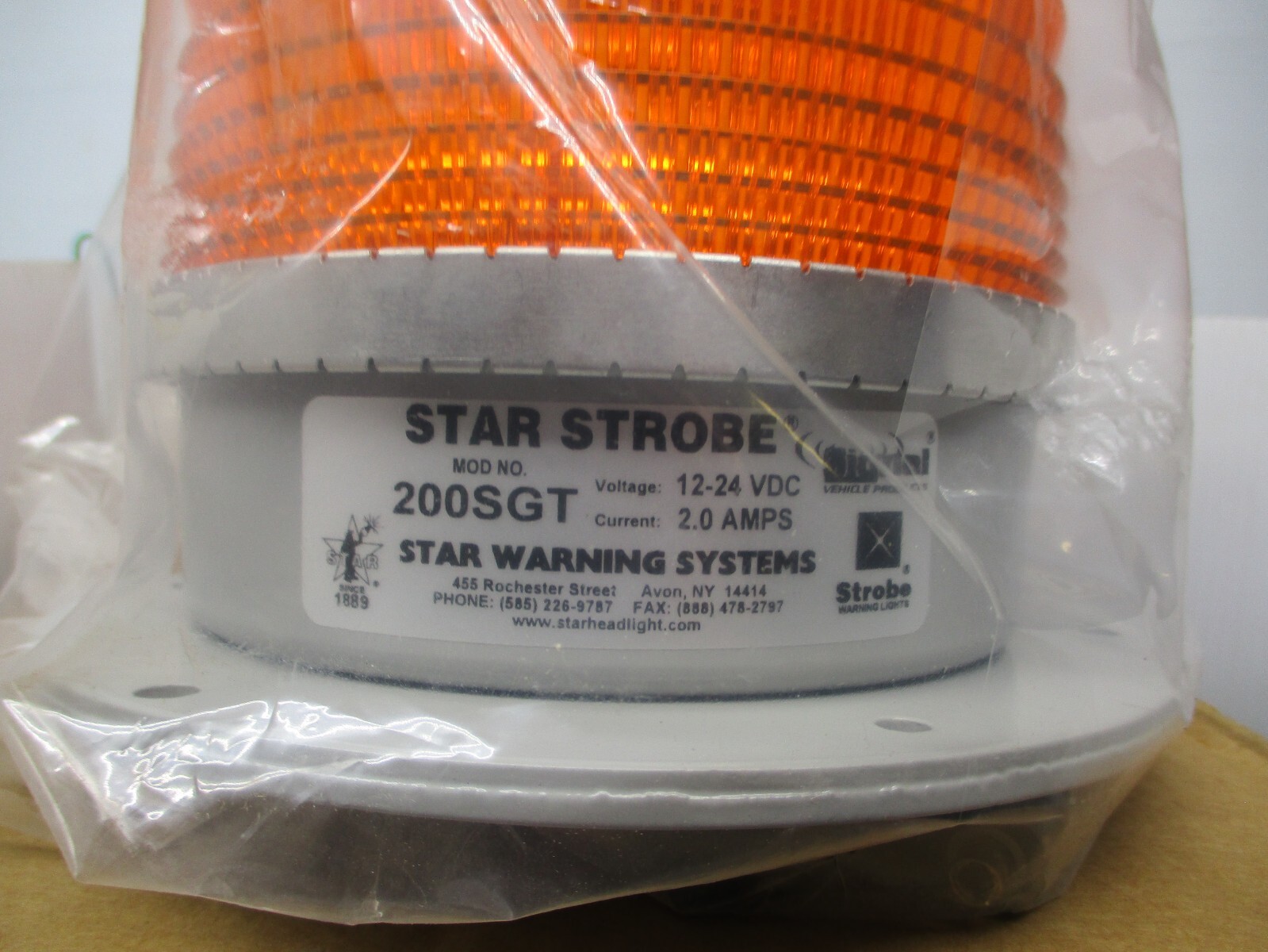 Star 200S X-Fire Warning Light 12-24 Volt DC for sale online | eBay