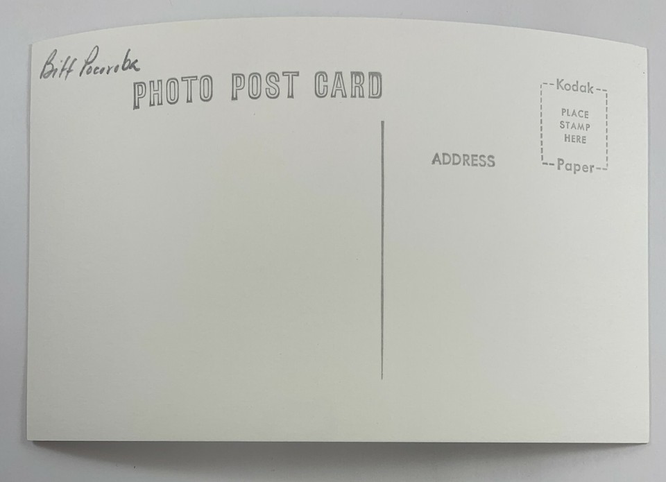 Biff Pocoroba Atlanta Braves Vintage Baseball Postcard PCAB | eBay