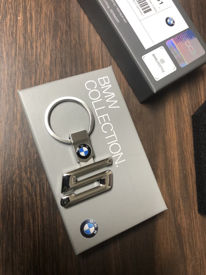 BMW key chain Genuine E39 E34 E28 E60 E61 525i 528i 530i 540i 545i ...