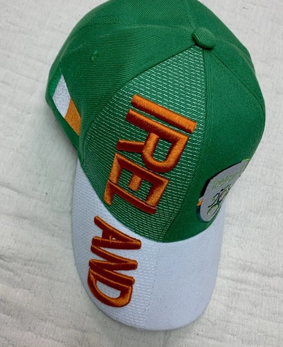 Ireland Cap Hat Adjustable Hook Loop Closure Embroider IRELAND Big Logo ...