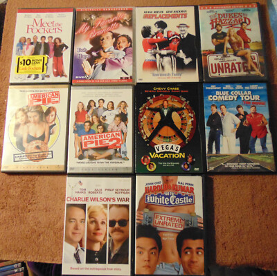 Lot of 10 COMEDY DVDs - Keanu Reeves Ben Stiller Tom Hanks Julia ...
