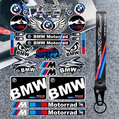 BMW Motorrad Motorsport Reflective Emblem Badge Decal for BMW ...