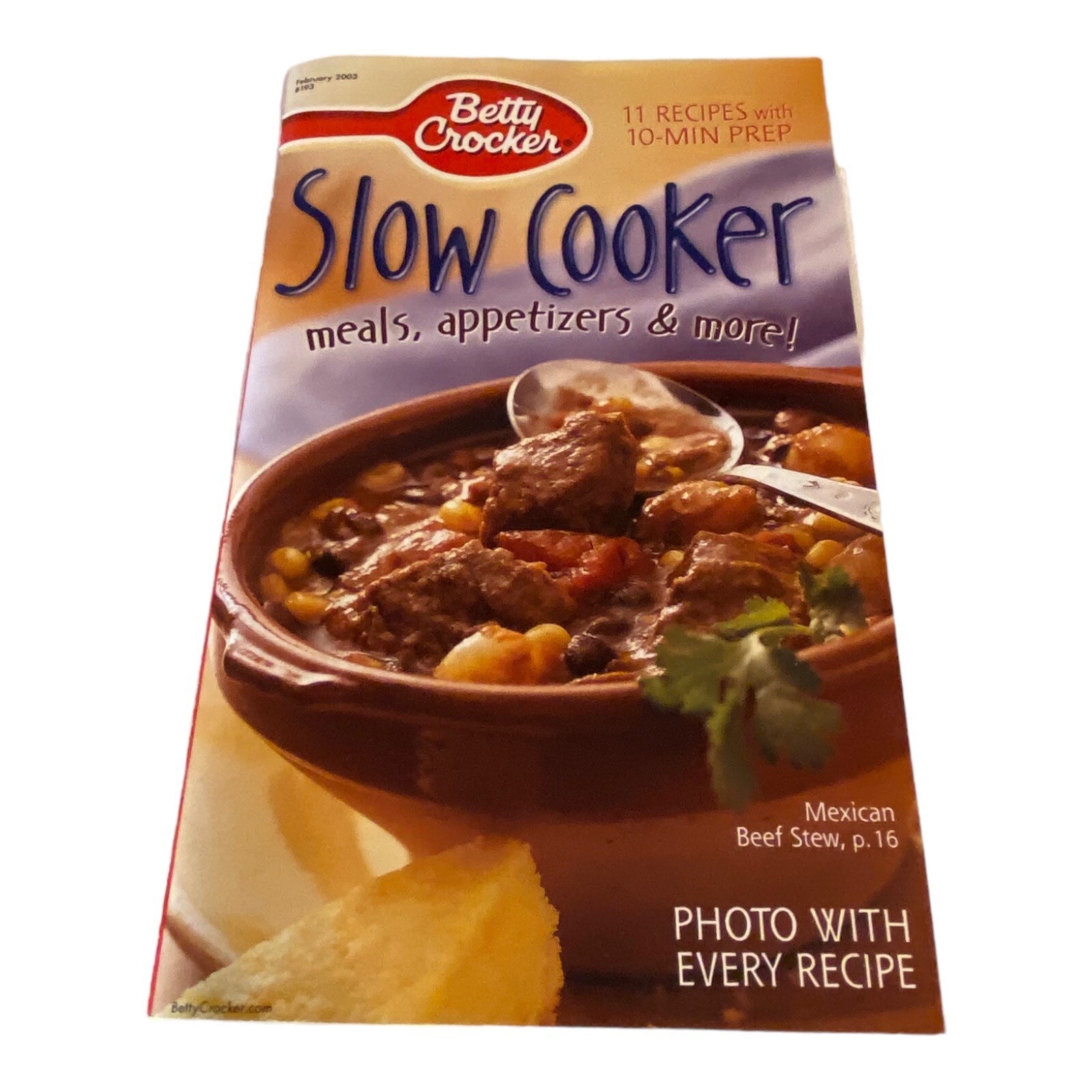 Betty Crocker Slow Cooker Cookbook Meals Appetizers & More 11 Recipes ...