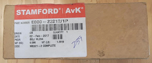 E000-23212/1P Stamford AvK MX321-2 | eBay