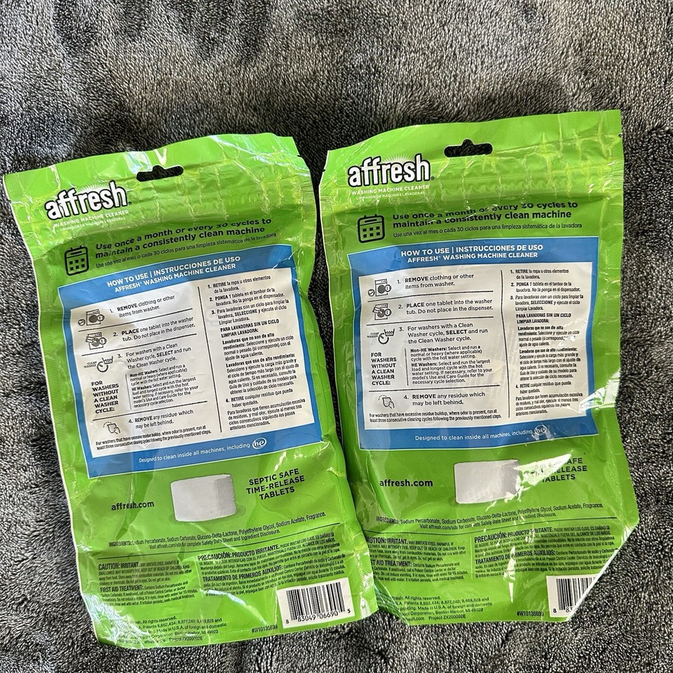 Affresh Washing Machine Cleaner, Cleans Front Load and Top Load Washers ...