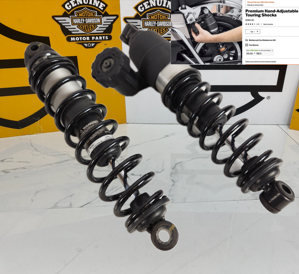 H-D Genuine 00-25 13"inch CVO Harley Touring 2025 Premium Adjustable ...