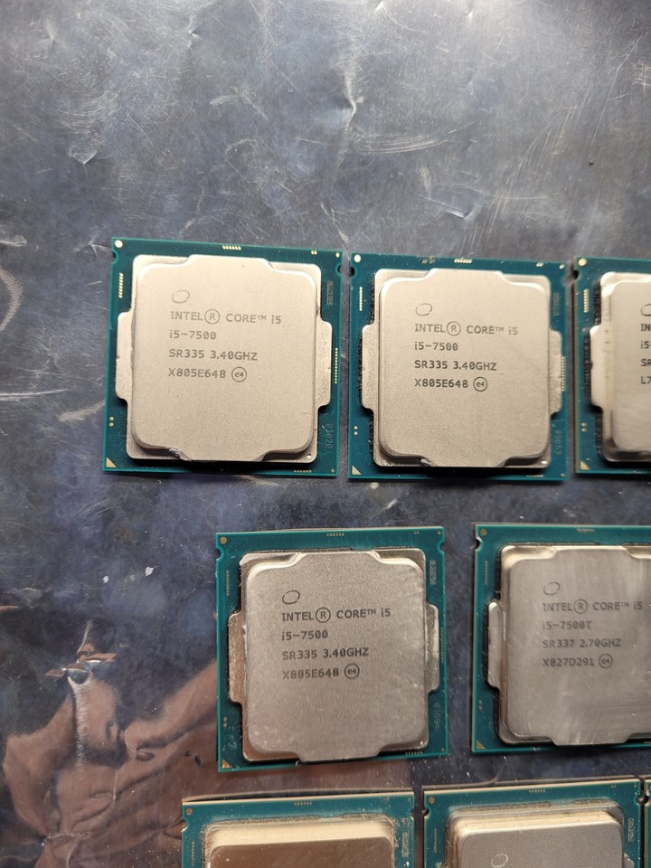 **LOT OF 20 MIXED** Intel Core i5-7500-7500T-6500-6400 Socket 1151 ...