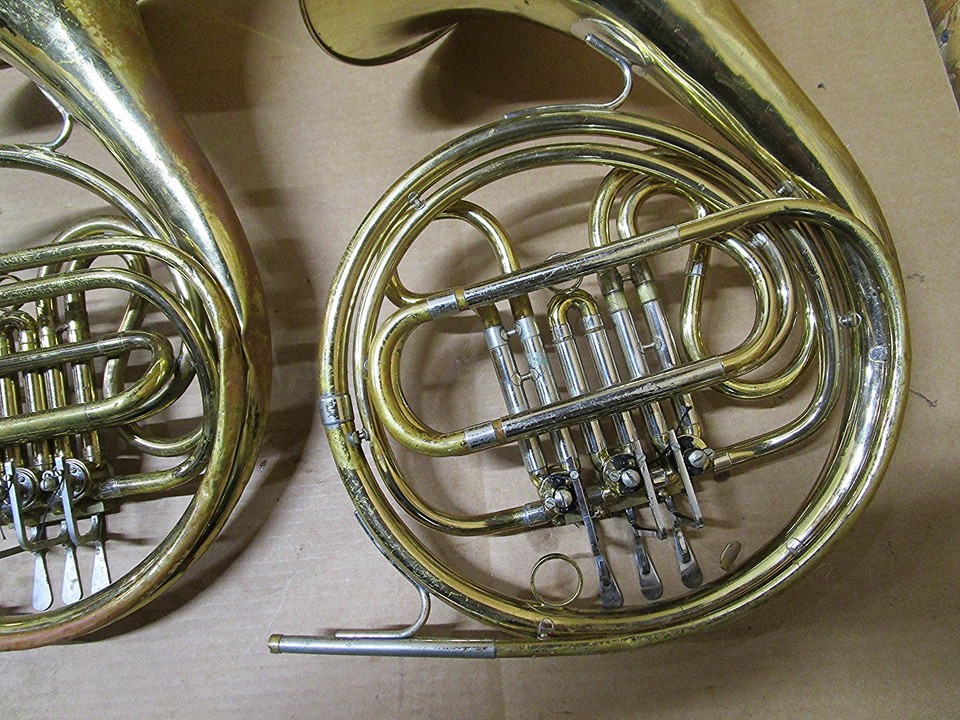 3 Vintage Single French Horns !Conn & Olds !NoReserve! Good Fixeruppers ...