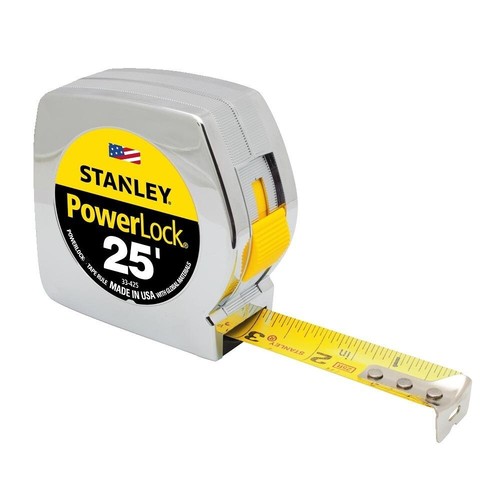 VINTAGE 1996 STANLEY Powerlock II Tape Measure 25ft x 1" 33-425 Made in ...