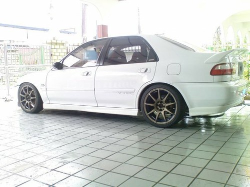 Spoiler drag vip wing ducktail for JDM Civic EG EG9 eg8 Ferio Sir Vti ...