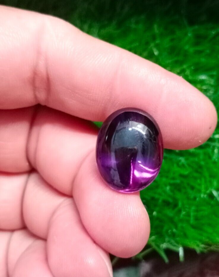 21.30 Carat Natural Loop Clean Amethyst Sugar Loaf Loos Gemstone From ...