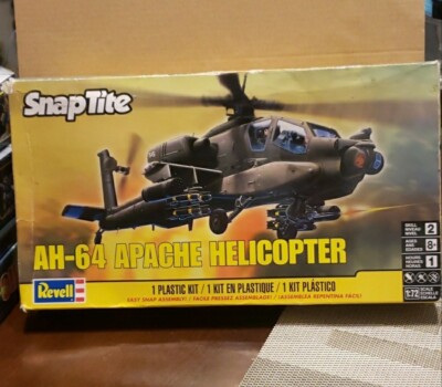 revell by snap tite model AH-64 Apache Helicopter Plastic Model Kit 1: ...