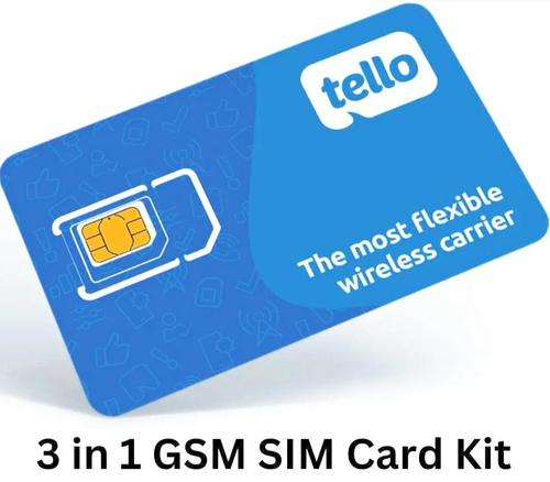 Tello Mobile - Bring Your Own Phone - 3 in 1 GSM SIM Card Kit *NEW* | eBay